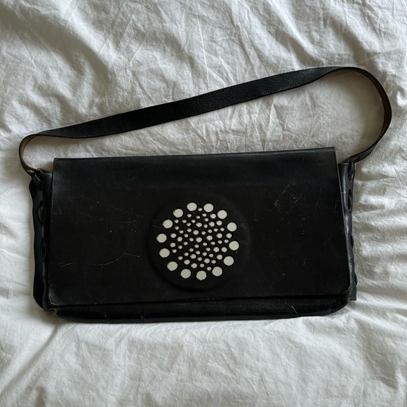 Mapuche | Bags | Mapuche Custom Made Black Bag With Inset Mirror Design ...